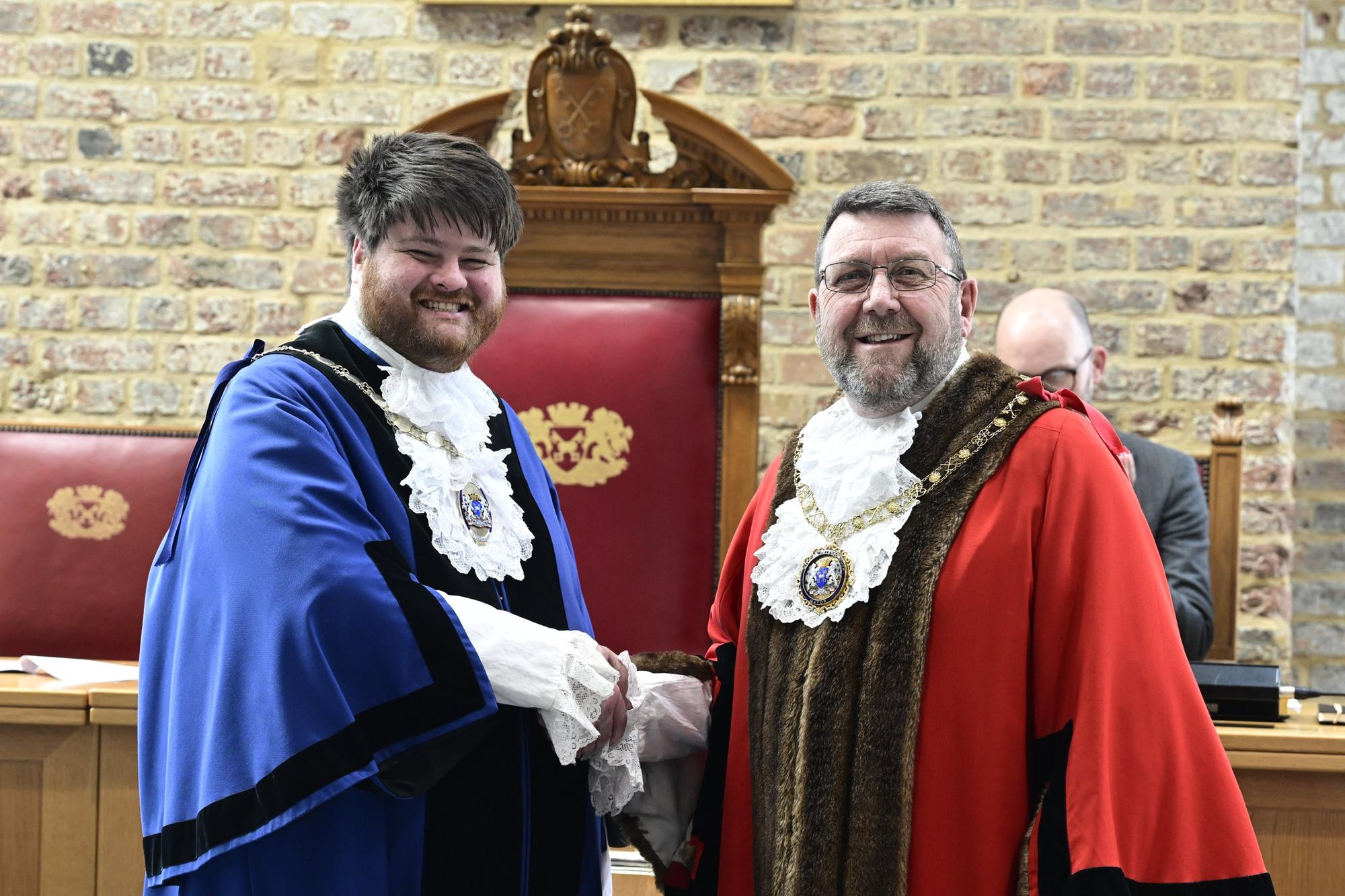 Councillor Chris Harper officially declared mayor of Peterborough
