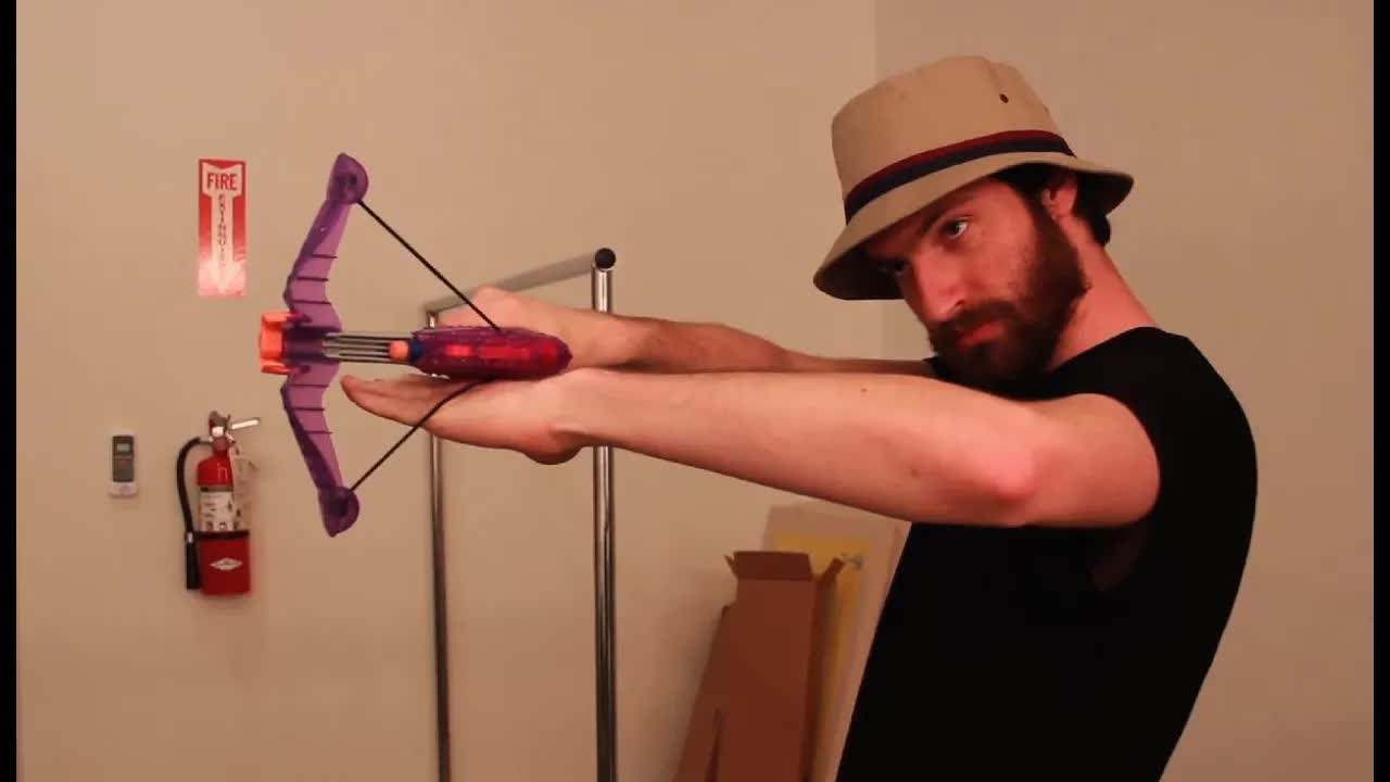 A new level of archery (Nerf parody)