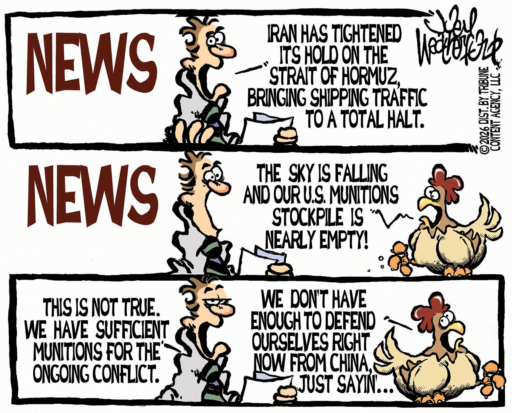 Opinion: The latest political cartoons