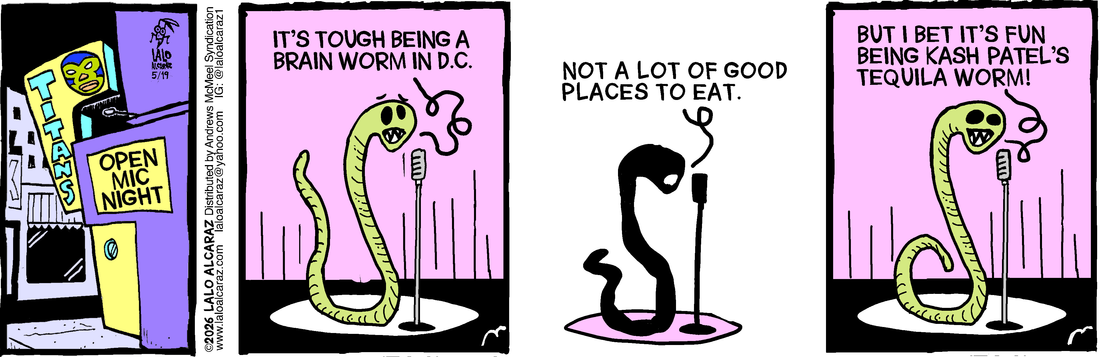 La Cucaracha by Lalo Alcaraz