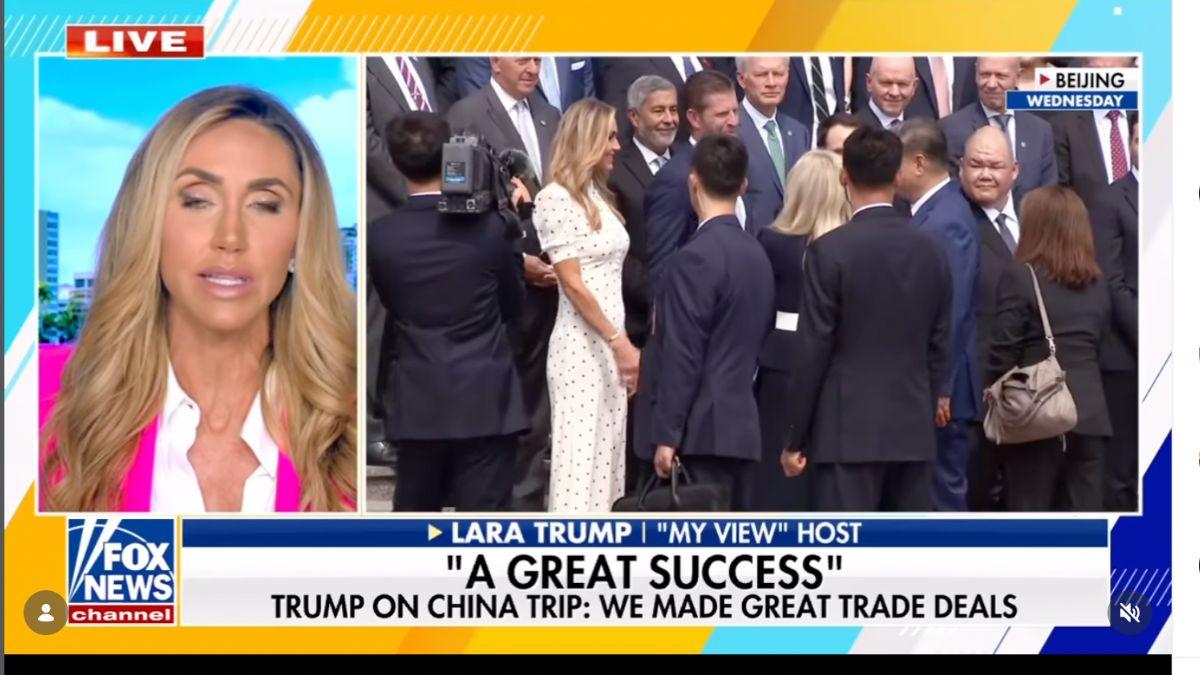 'Something is wrong': Lara Trump's appearance at Chinese state banquet ...