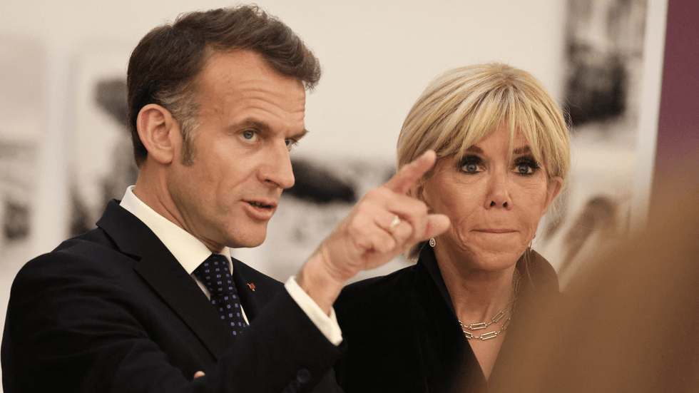 Emmanuel Macron 'panics' if he cannot see his wife, new book claims