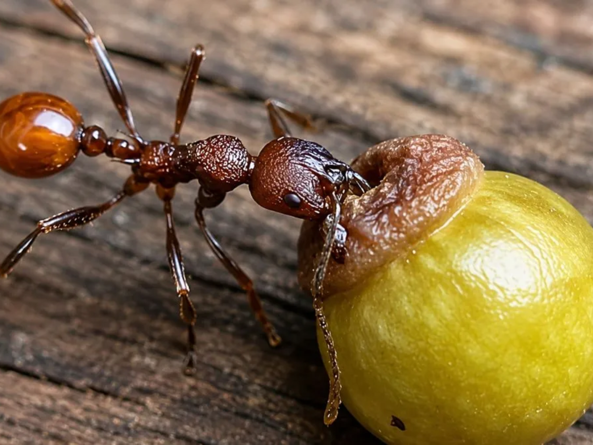 An 8-year-old saw ants dragging tiny oak galls in his backyard, and ...