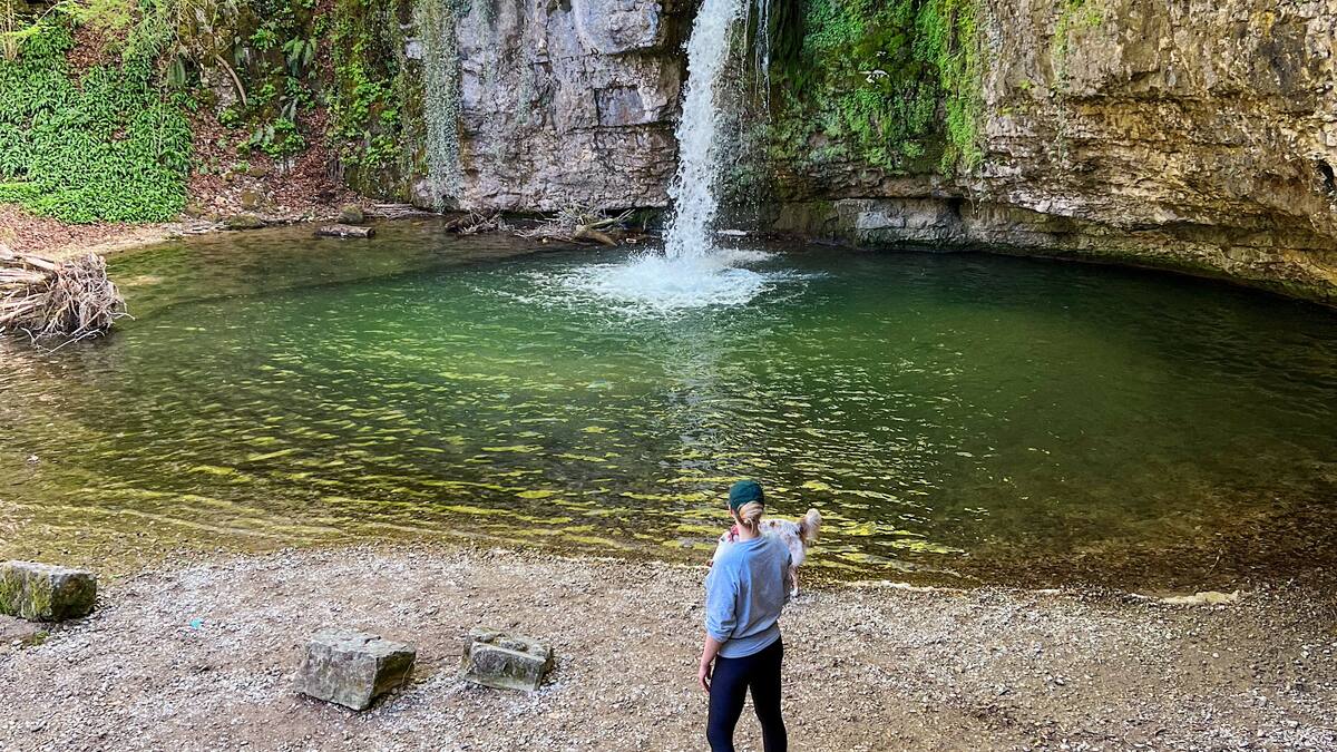 Der Wasserfall Giessen in Kilchberg BL: In dieser Idylle lauert ein ...
