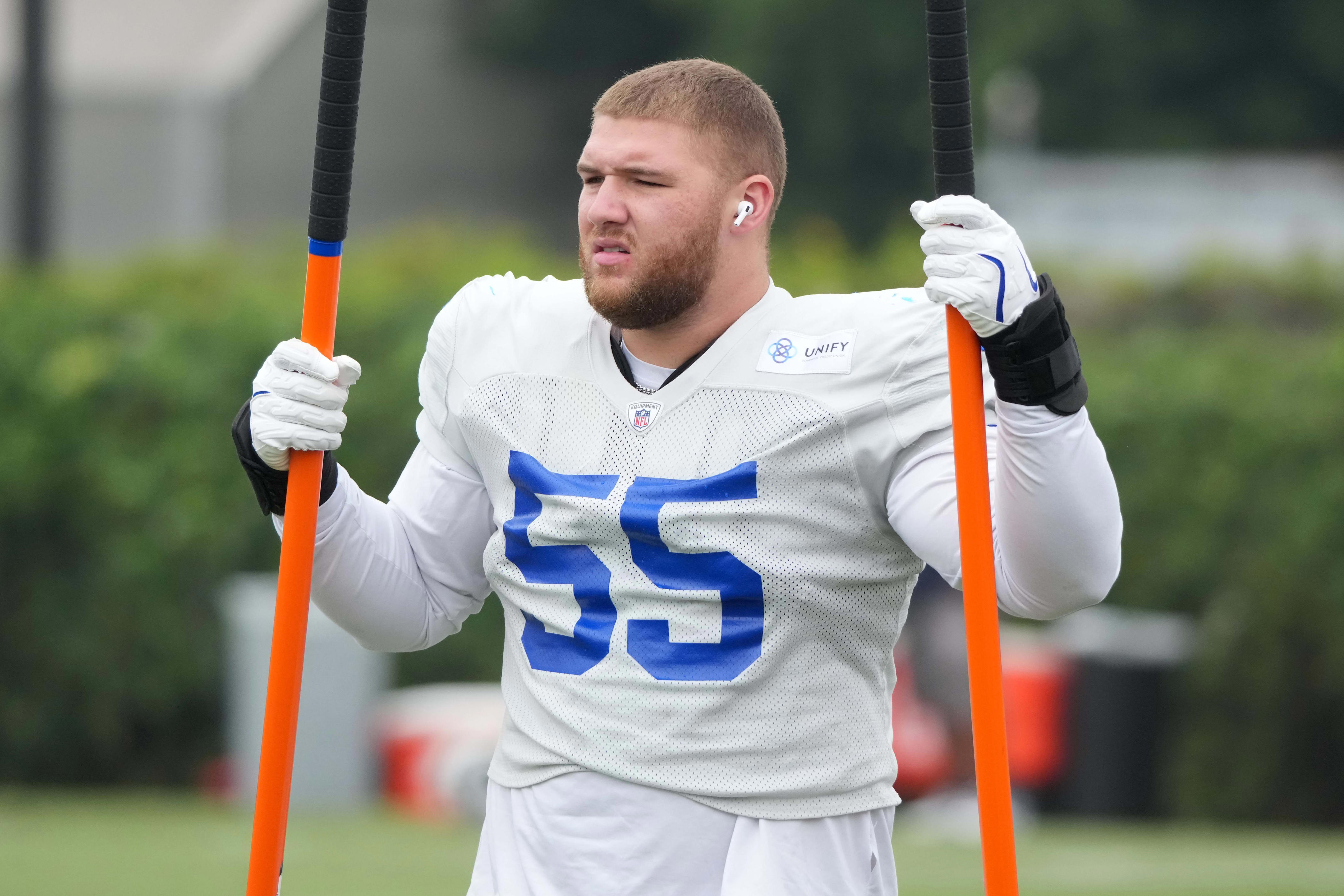 Watch: Braden Fiske wows with insanely quick footwork at Rams practice