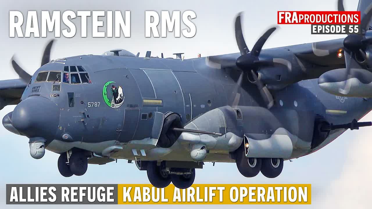 Massive military aircraft filled Ramstein during the Kabul evacuation ...