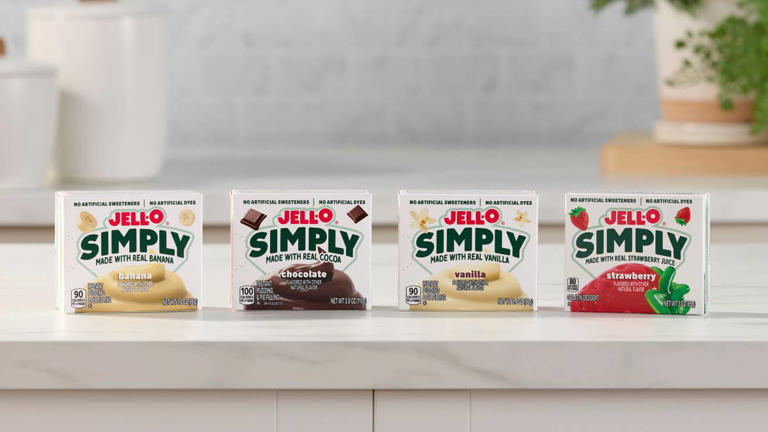 Jell-O launches Simply line: Reduced sugar gelatin cups in new flavors