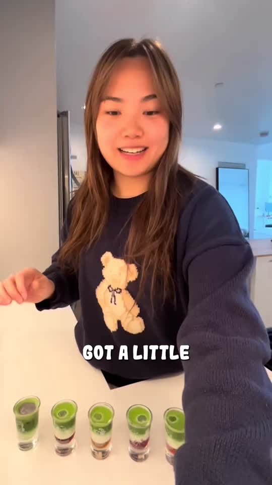 This video shows 6 different matcha drinks made in one session