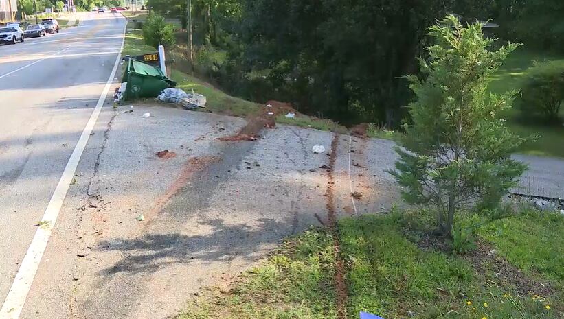 Minor injuries after car hits school bus, sending it into ditch in ...