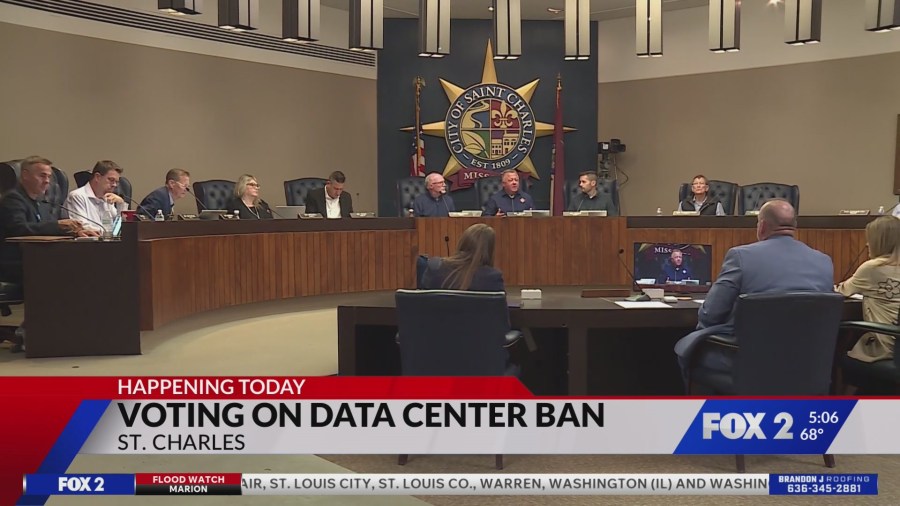 St. Charles city leaders to vote on permanent data center ban