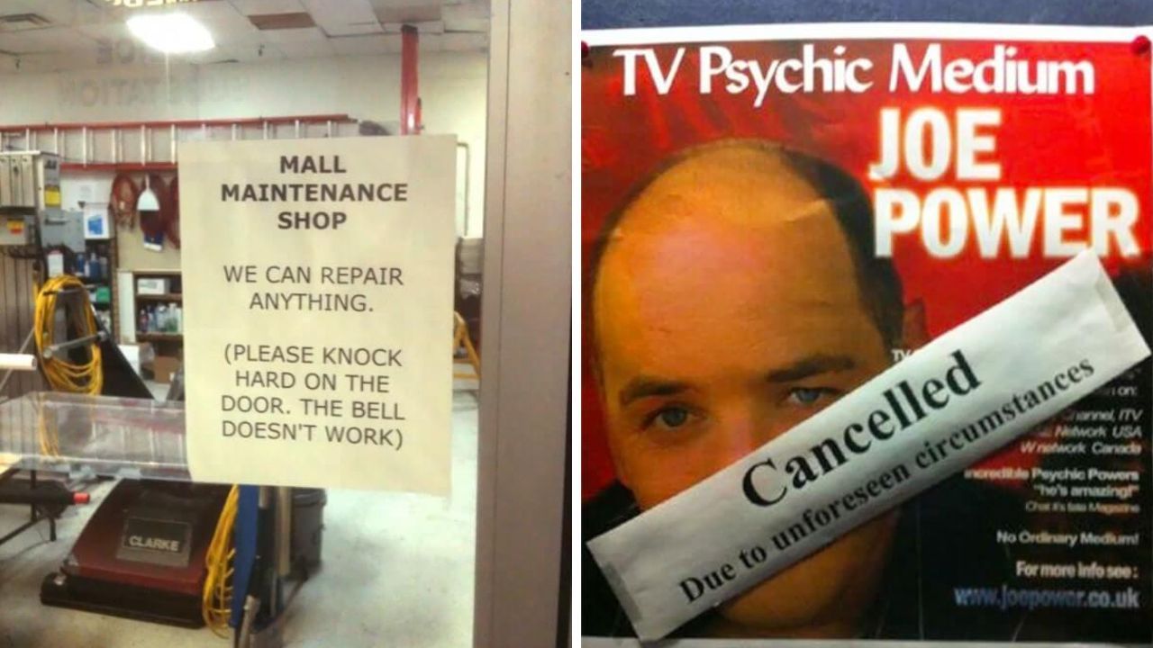 The irony behind these 25+ images will crack you up