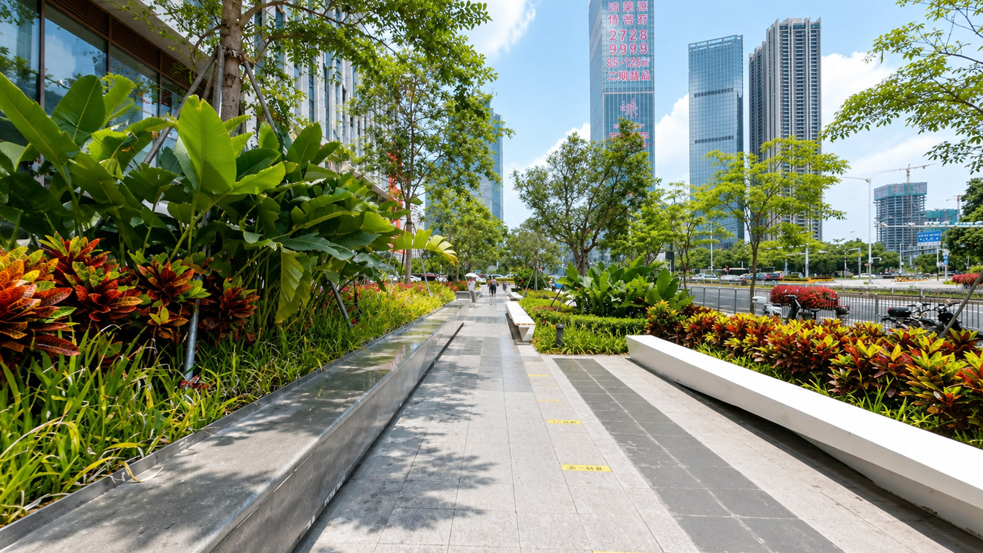 This modern China district combines nature and urban living
