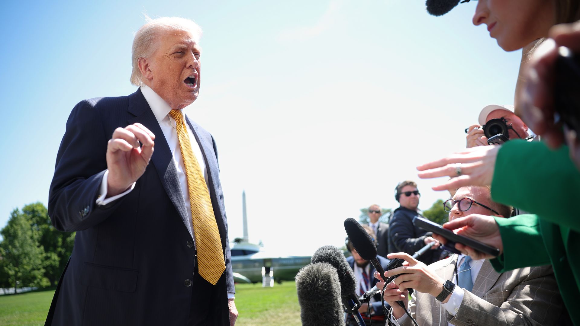 Trump: « Je ne pense pas à la situation financière des Américains