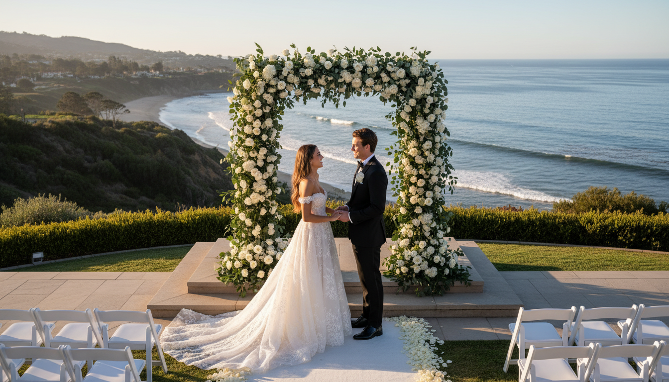 Heather Locklear and Richie Sambora walk daughter Ava down the aisle at ...