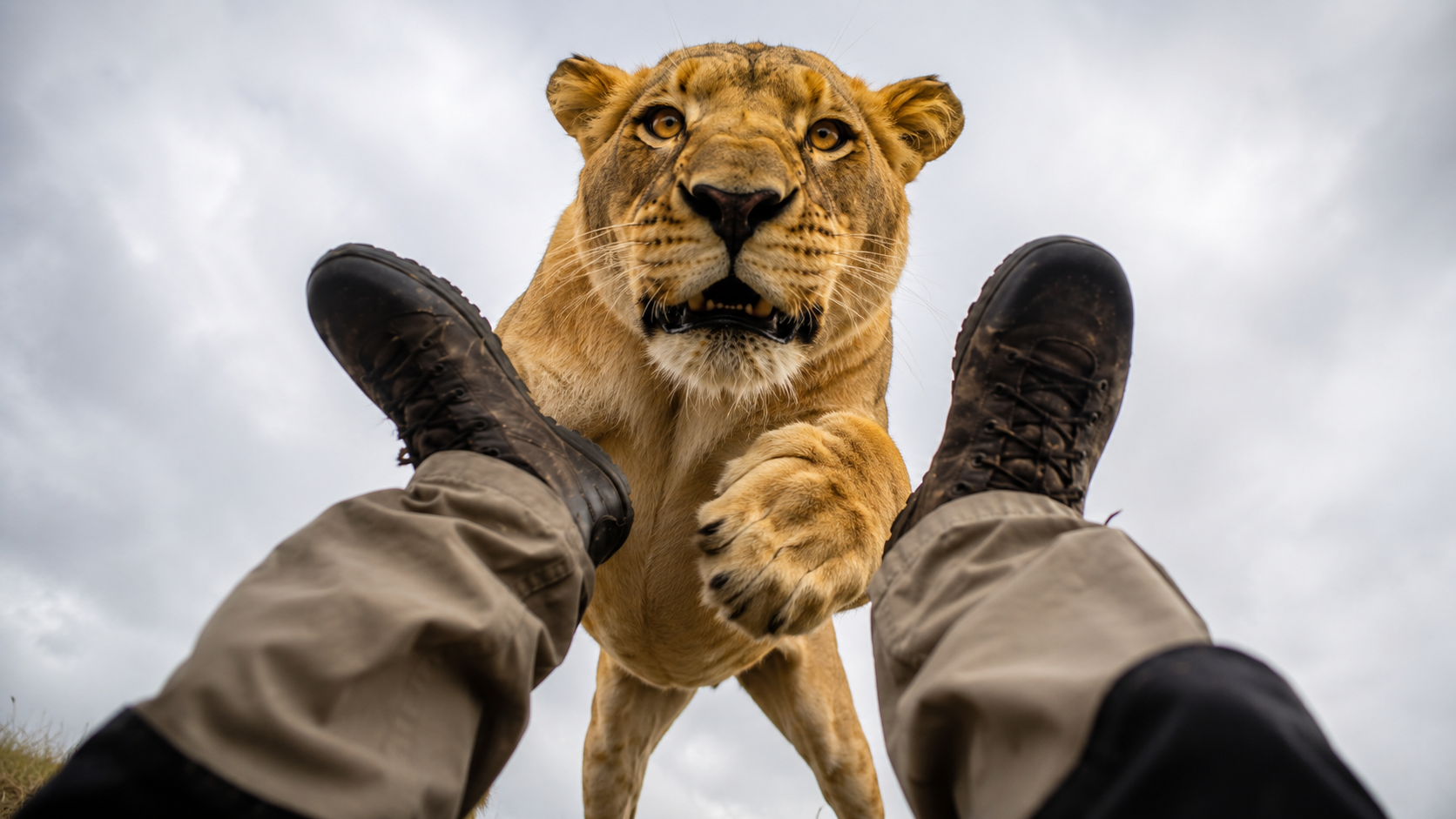 These lionesses always return to the man they trust