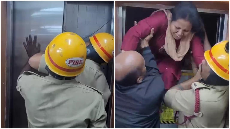 9 people trapped in lift stuck at Karnataka mall, hour-long rescue follows