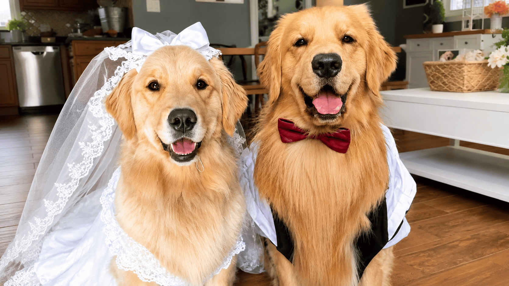 The wedding day my dog always wanted