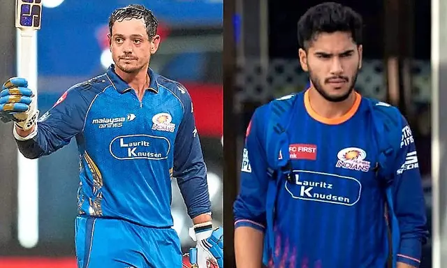Mumbai Indians' Quinton de Kock, Raj Angad Bawa ruled out of IPL 2026