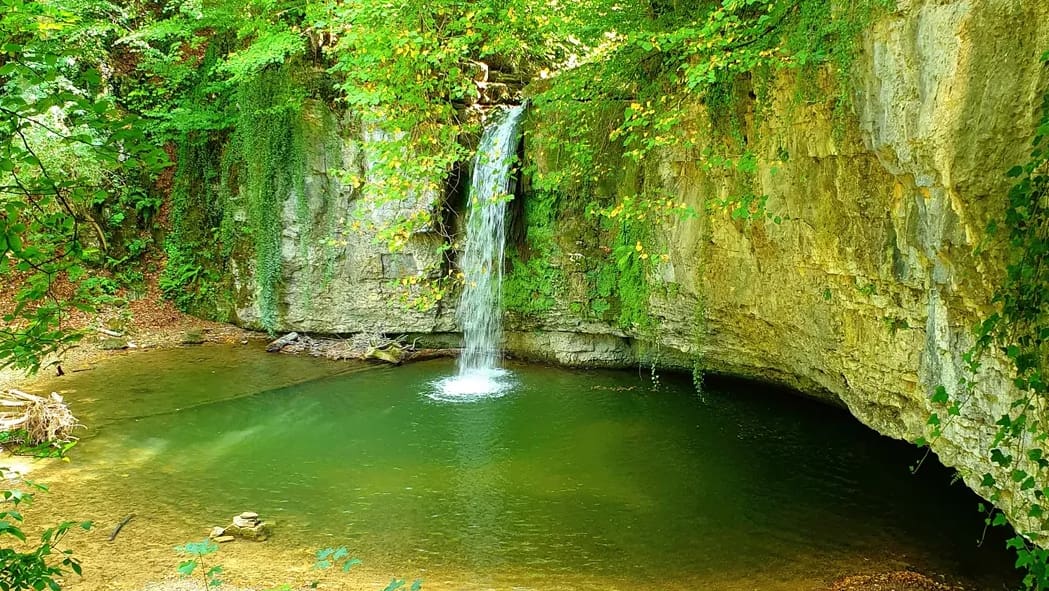 Der Wasserfall Giessen in Kilchberg BL: In dieser Idylle lauert ein ...