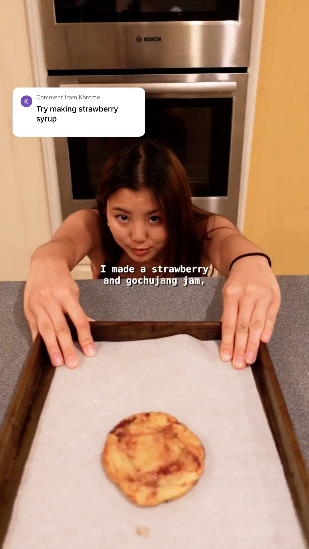 Second try at getting these strawberry gochujang cookies right