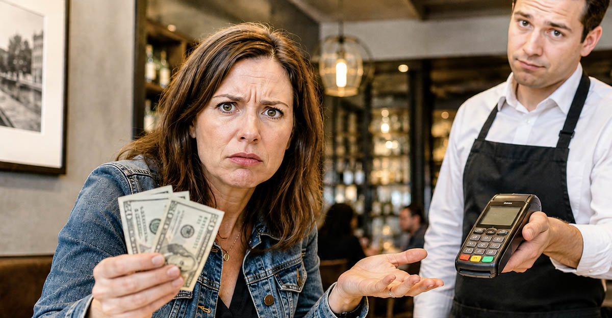 I tried to pay cash at a restaurant, but they refused to take it. That ...