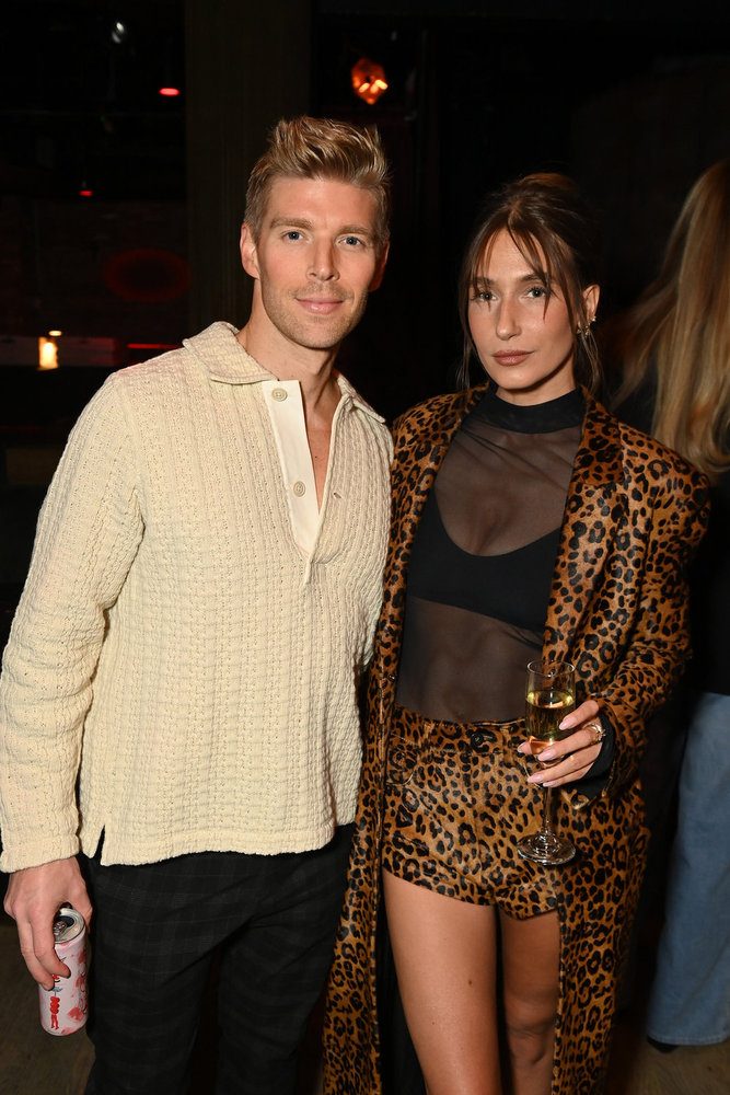 Exes Kyle Cooke and Amanda Batula pose together at 'In the City' premiere