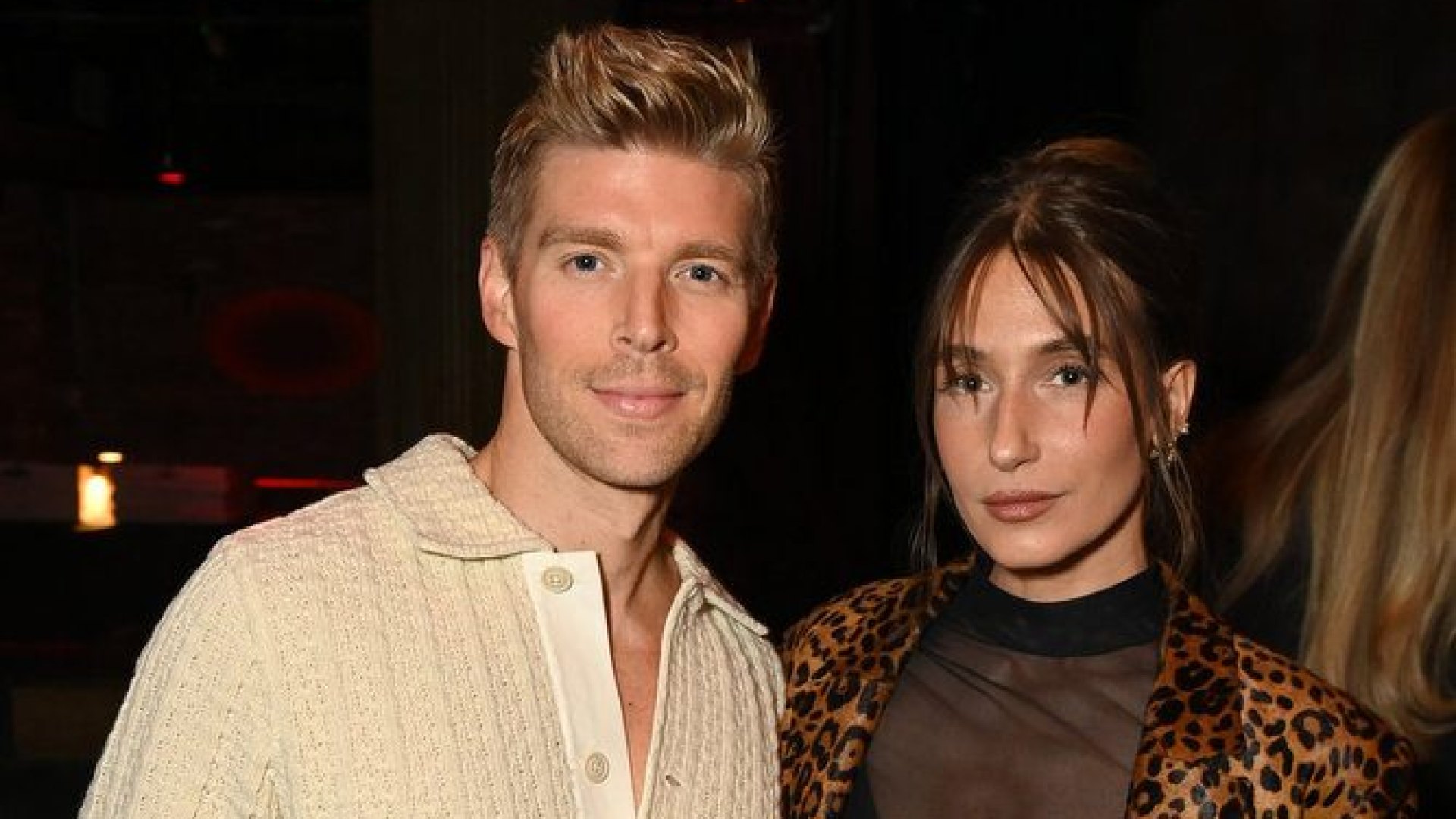 Exes Kyle Cooke and Amanda Batula pose together at 'In the City' premiere