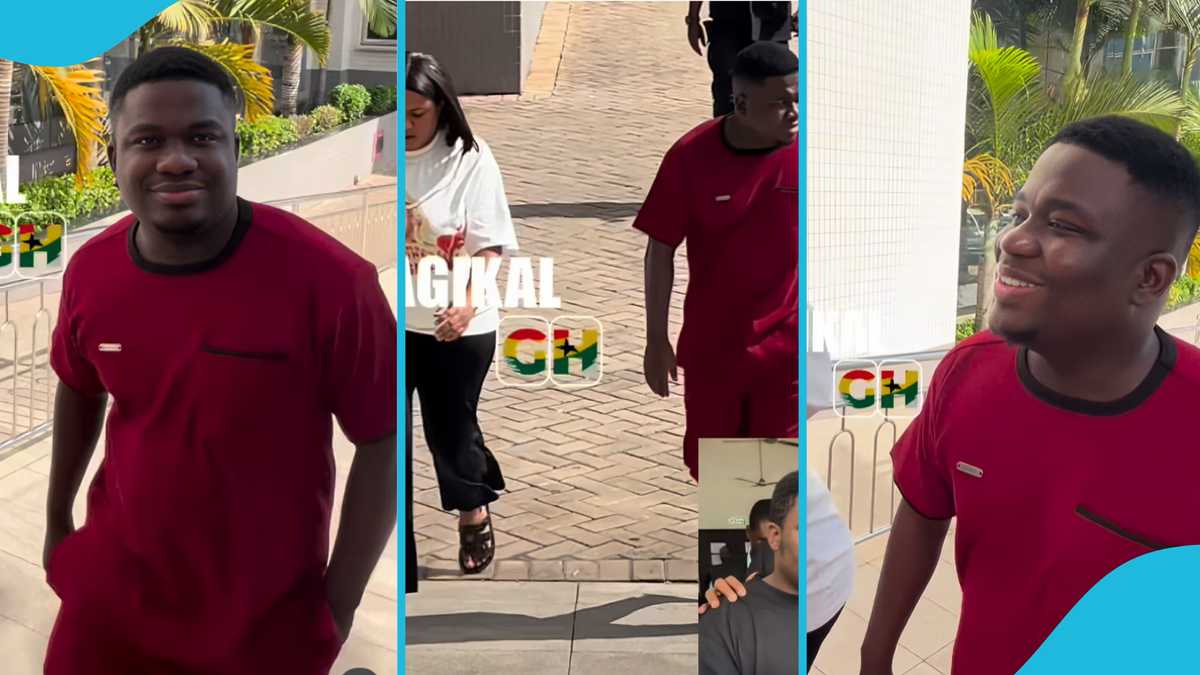 Abu Trica walks freely with baby mama Queenie at Accra High Court ...