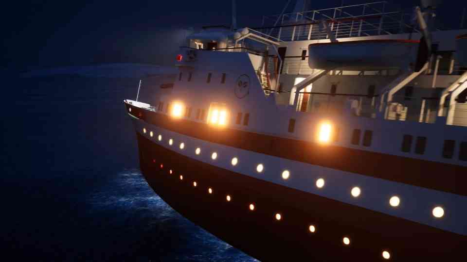 Watch an Antarctic cruise ship hit ice