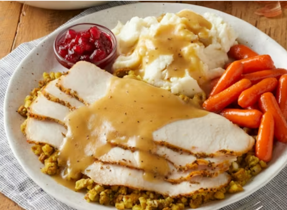 7 best turkey and dressing dinners at chain restaurants