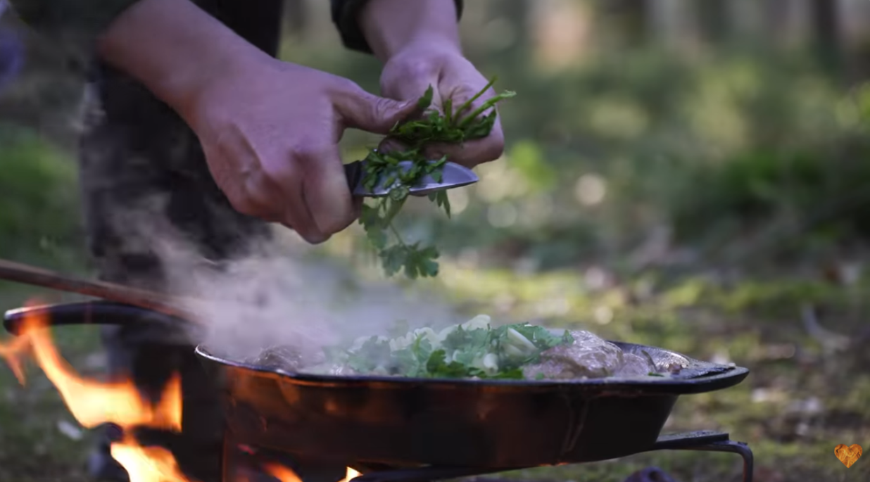 Rabbit and waffle maker in the forest: What will happen next?