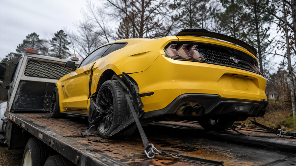 This Roush Mustang starts a risky rebuild