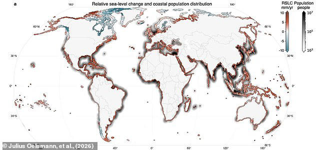 Earth's sinking cities: Study reveals the hotspots plummeting toward ...