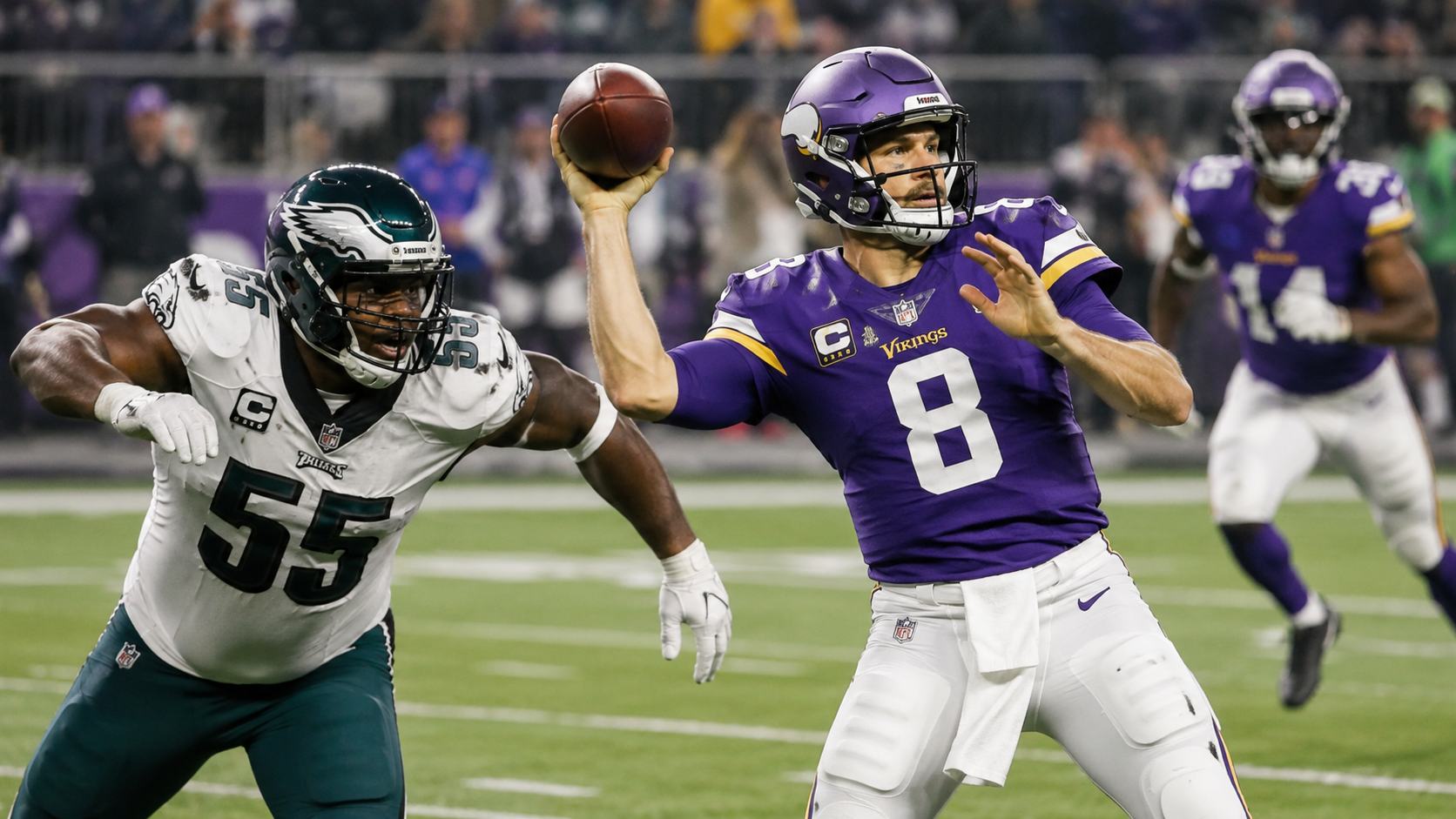 Kirk Cousins quieted Eagles critics in a perfect 2019 drive