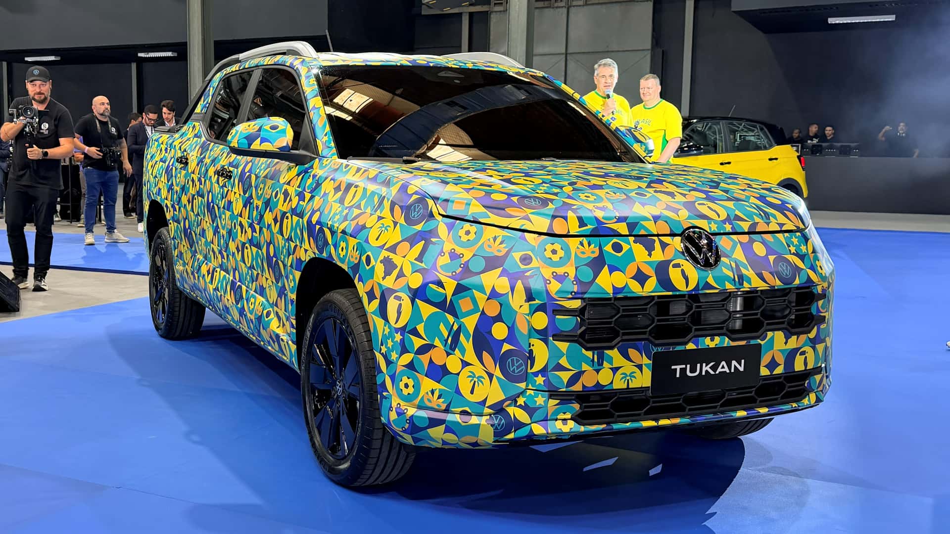 Neuer VW Tukan zeigt sich beim brasilianischen Fußballverband