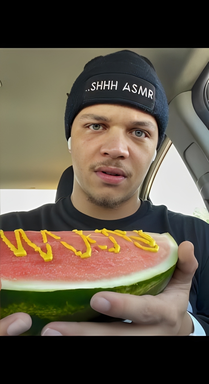 Mustard on watermelon?