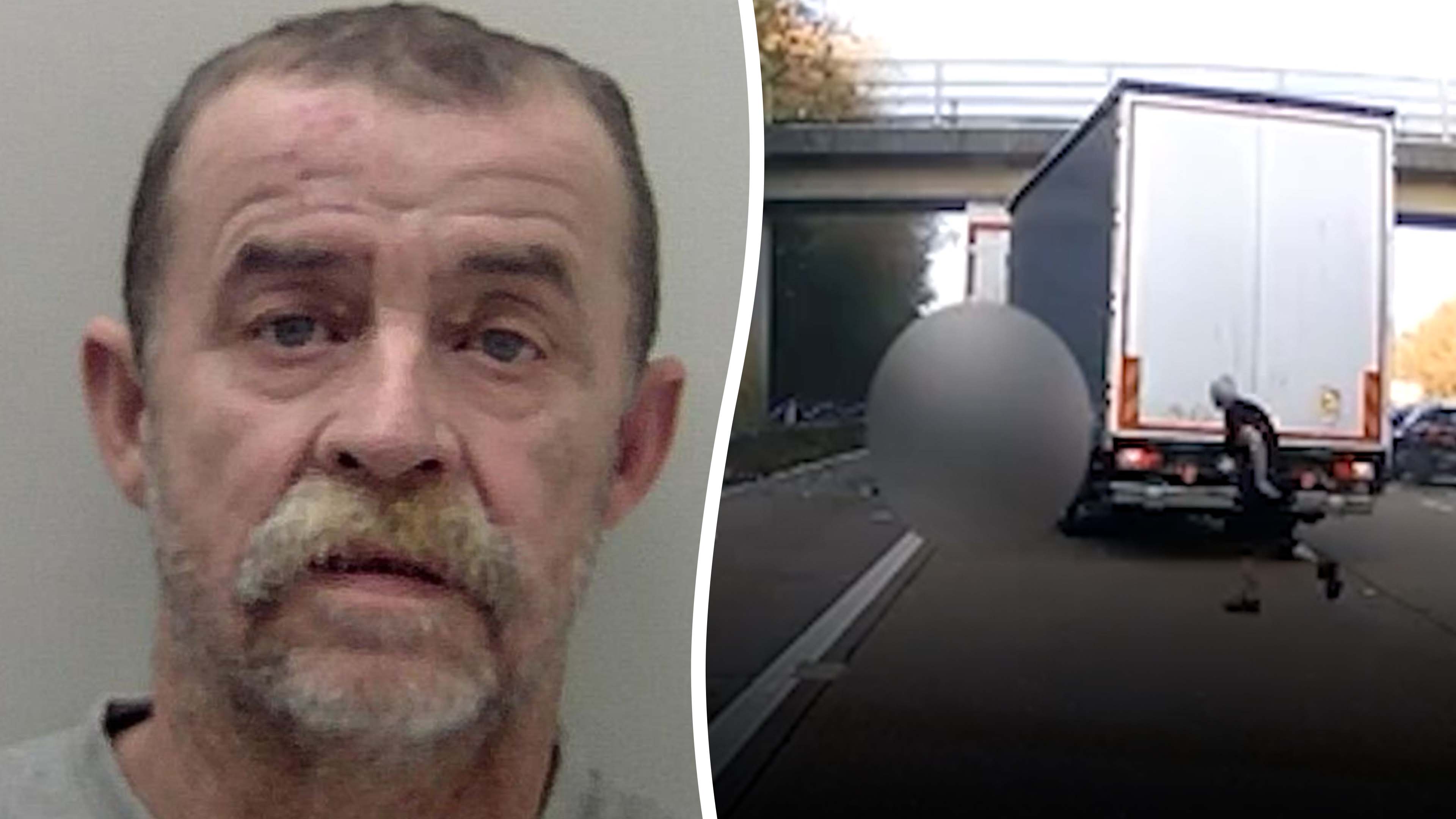 Moment lorry driver distracted by call from wife kills dad in crash