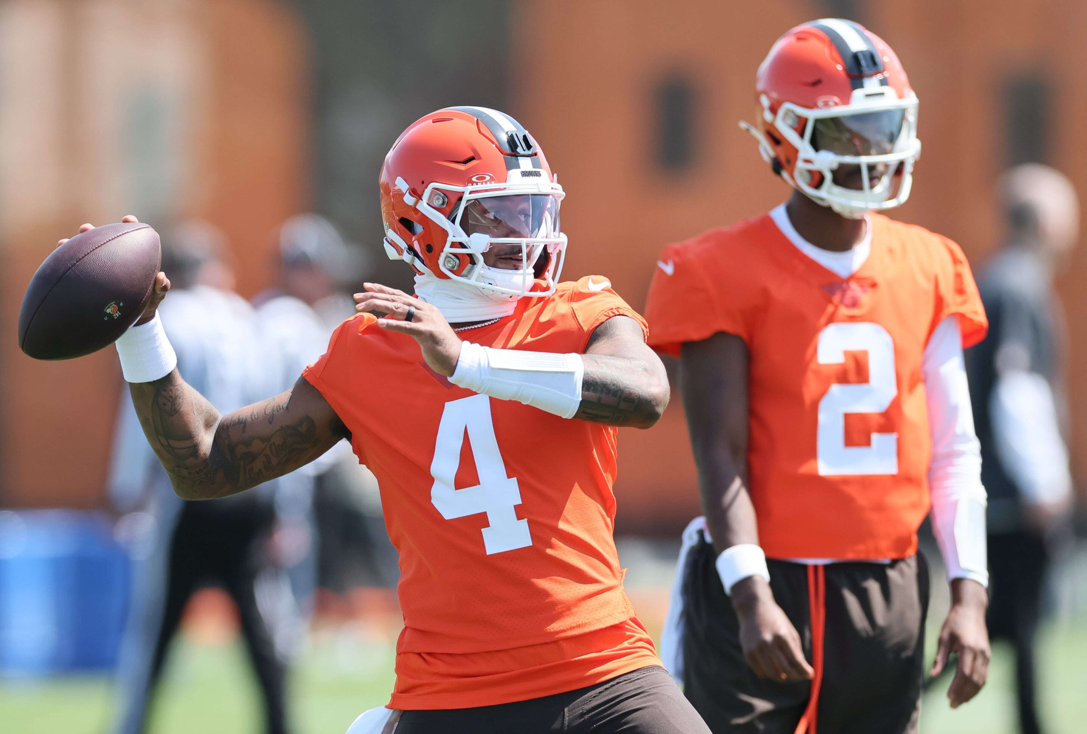 Browns QB competition still open despite Watson’s QB1 reps in OTAs