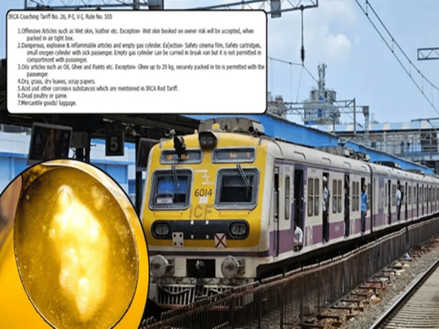 Railway rules: Can you carry ghee and oil on a train? Know the railway ...