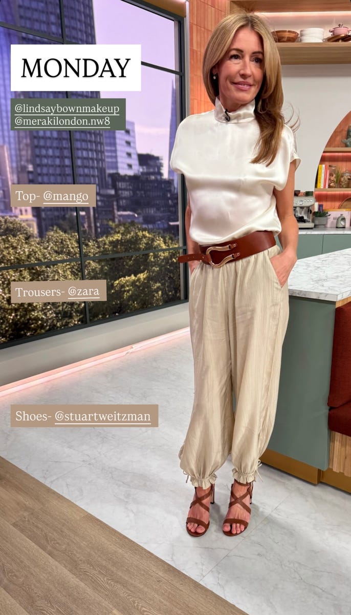 Cat Deeley's £28 Zara trousers on This Morning are this summer's most ...