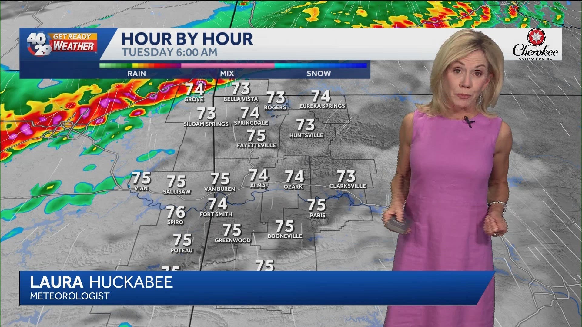 Storms on tap for Tuesday