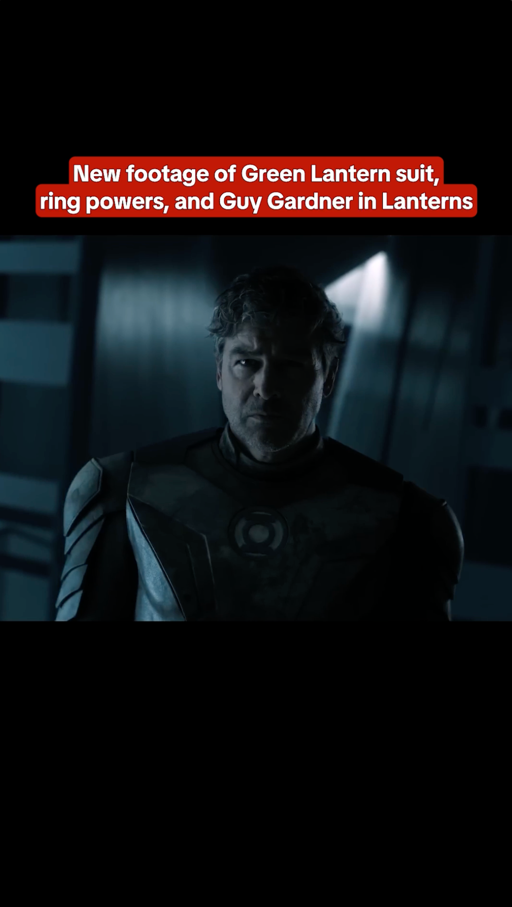 New footage of Green Lantern suit, ring powers, and Guy Gardner ...
