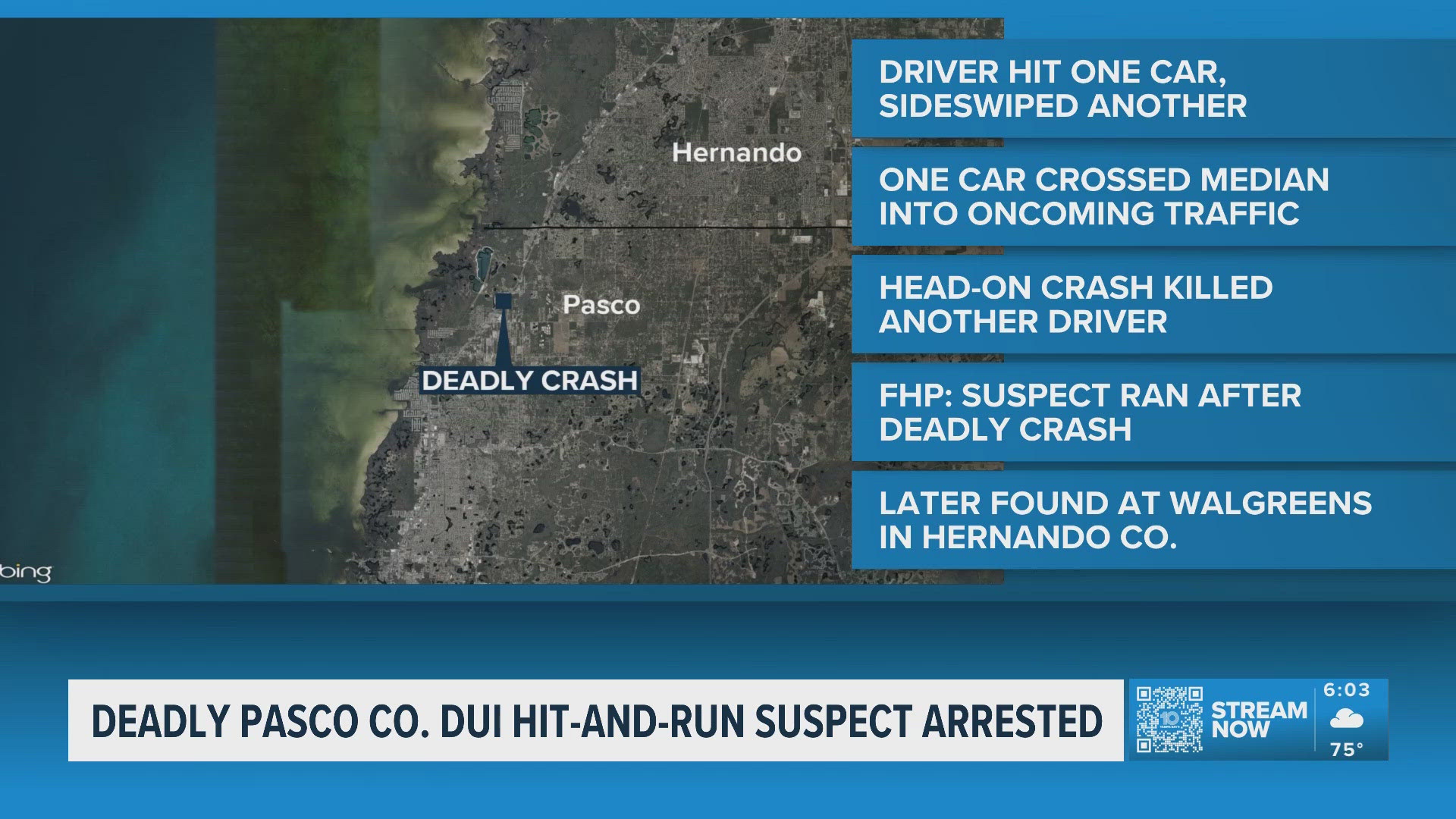 The Florida Highway Patrol arrests a suspect in a deadly hit-and-run in ...