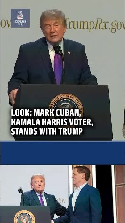 Mark Cuban, who voted for Kamala Harris, stands with Trump