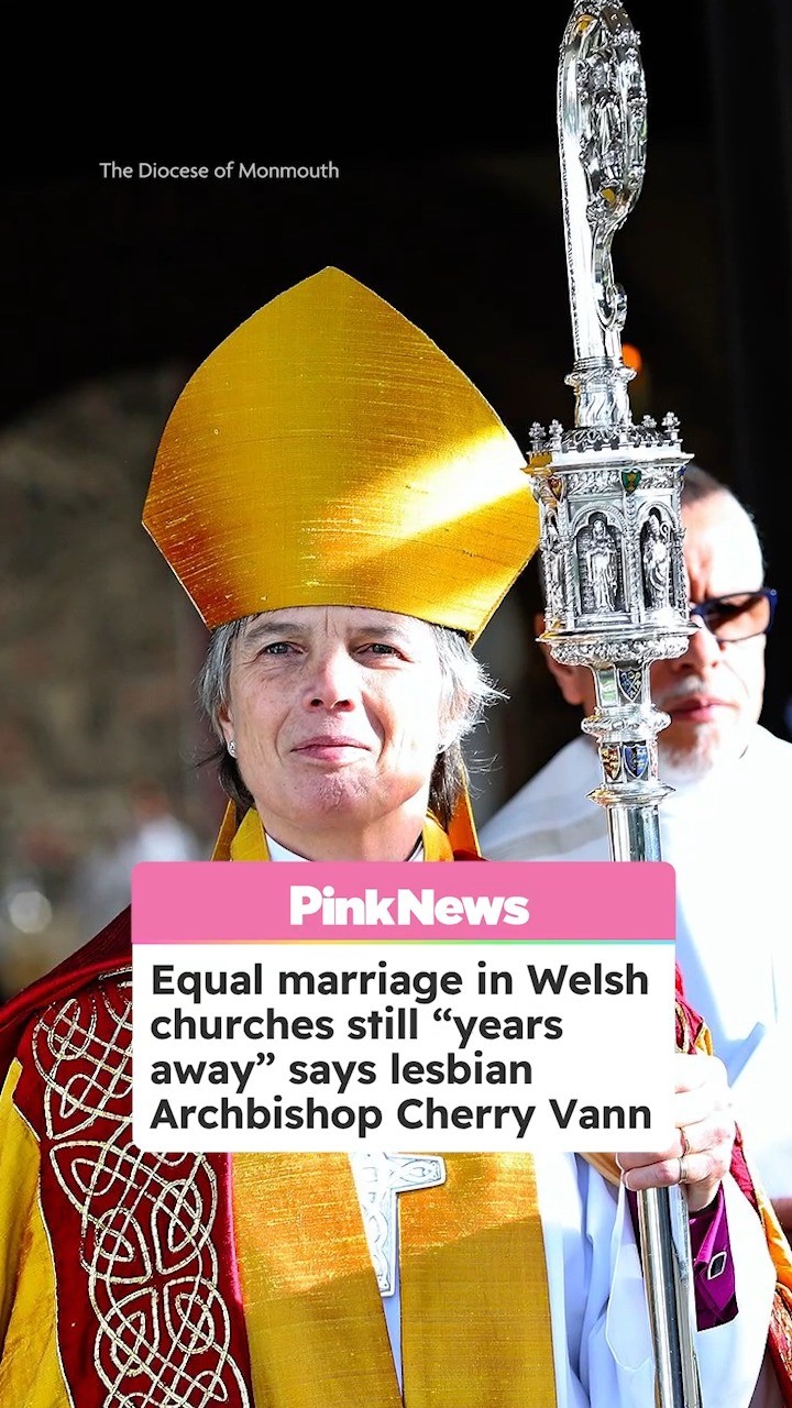 Lesbian Archbishop Cherry Vann: Equal marriage in Welsh churches still ...