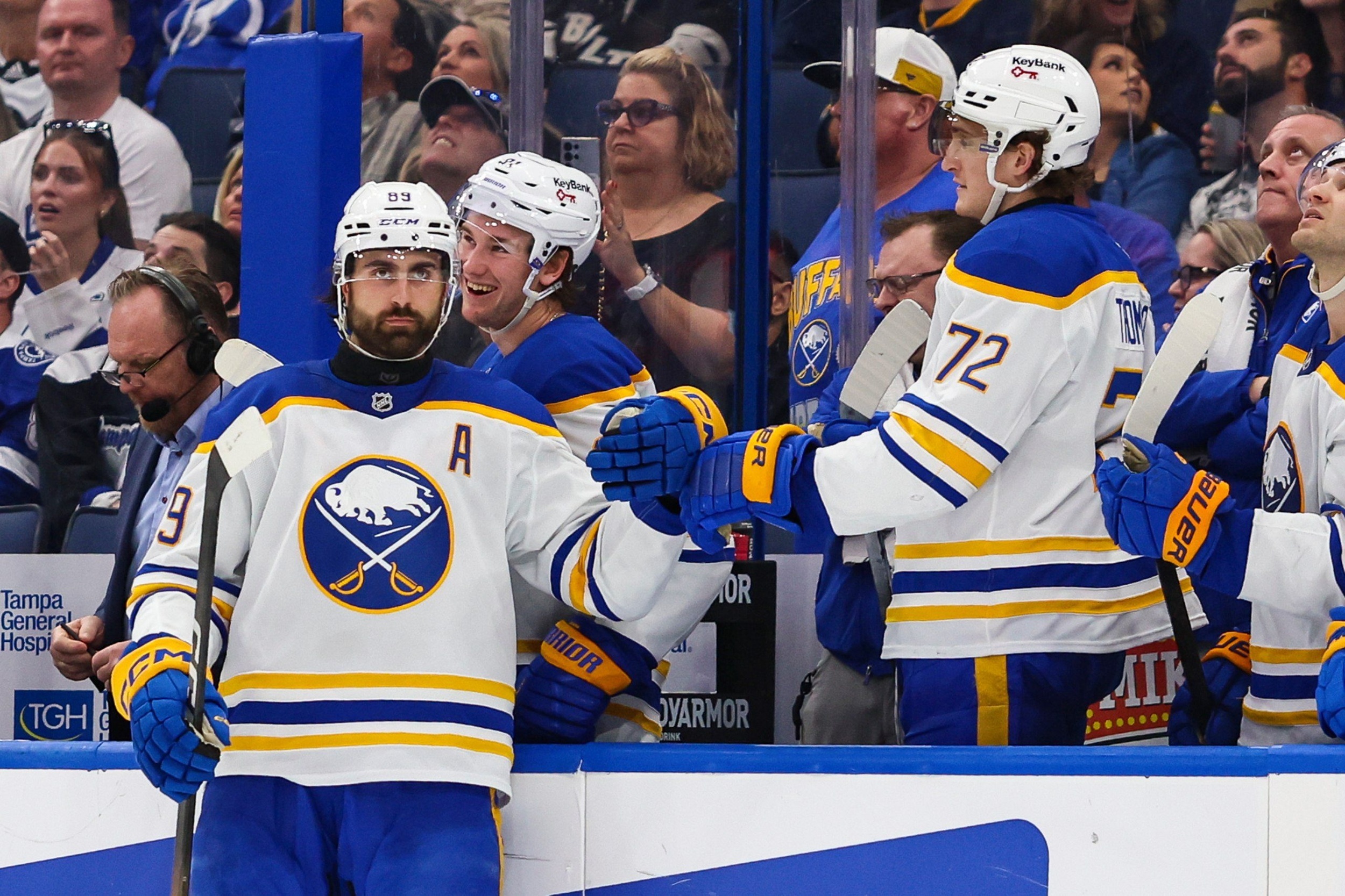 Sabres’ Thompson on Tuch’s UFA status: 'I’d love to have him back'