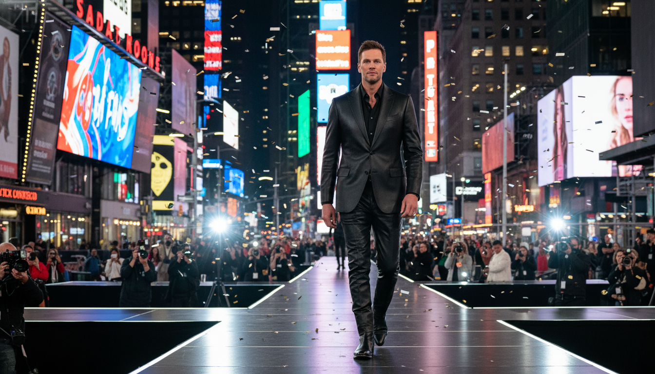 Tom Brady’s latest venture: fashion model