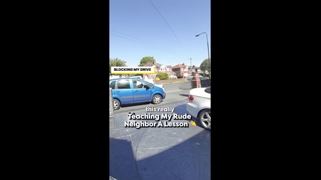 Teaching my rude neighbor a lesson