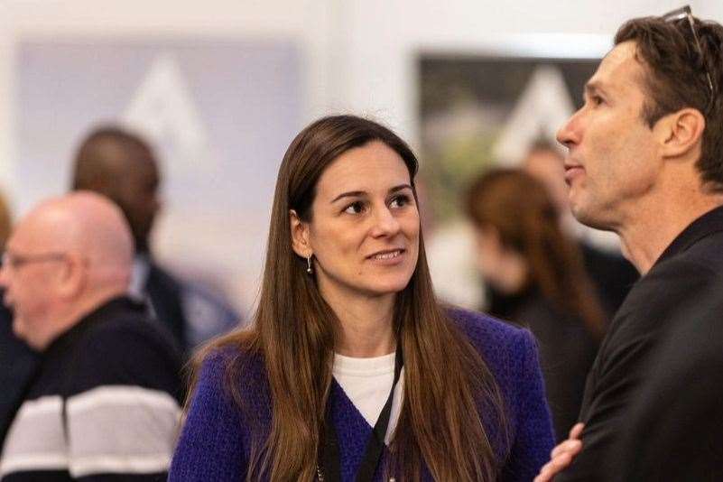 Microsoft’s Ashley Jeggo and technology broadcaster Georgie Barrat ...