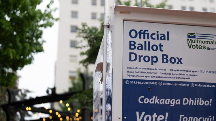 How to find nearest ballot drop box for 2026 Oregon primary